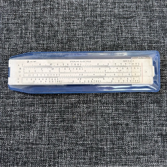 Sterling | Other | Vintage Pocket Slide Rule | Poshmark